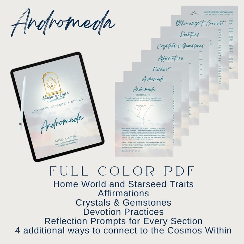 Andromeda Starseed Alignment Guide Starseed Connection - Etsy
