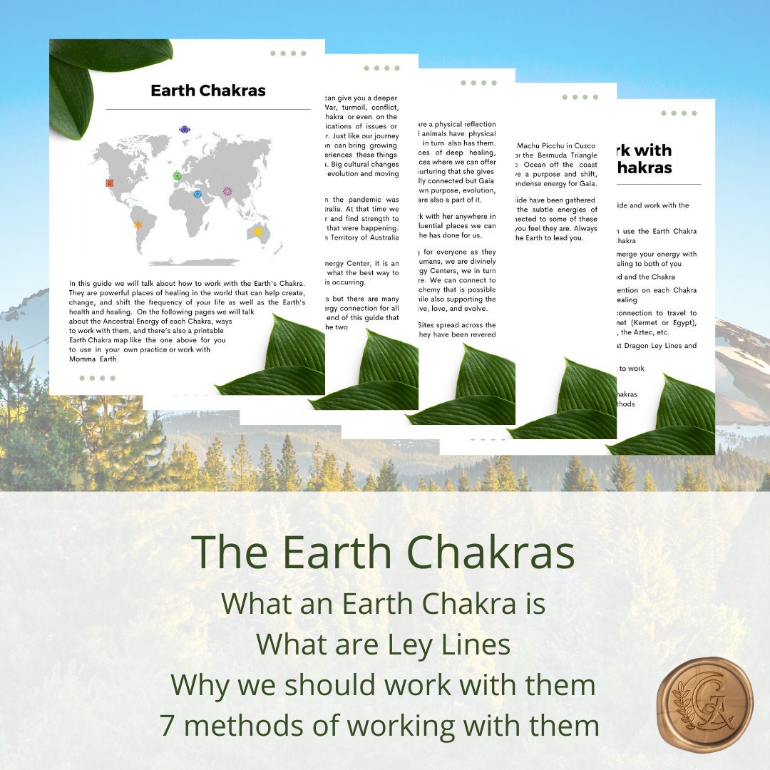 Earth Chakra Printable PDF Chakra Guide Chakra Cheat Sheet - Etsy UK