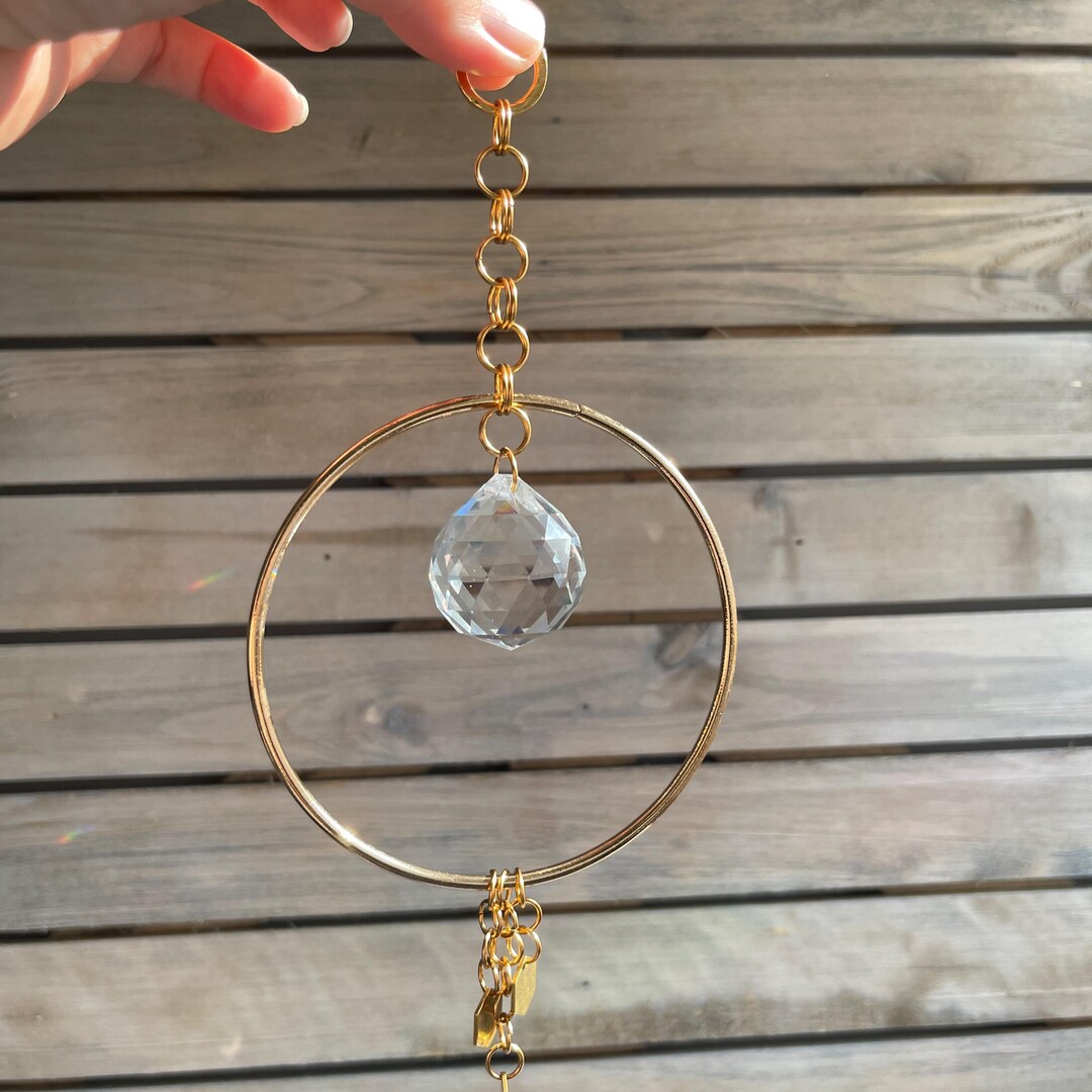 Suncatcher Window Prism Rainbow Maker, Dopamine Decor, Crystal Prism ...