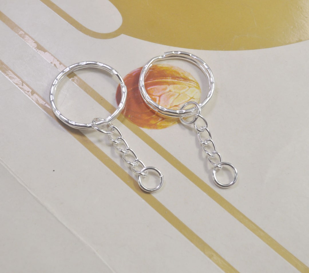 Bulk Keychain Keyring With Chain Jump Rings,keychain Findings Split ...