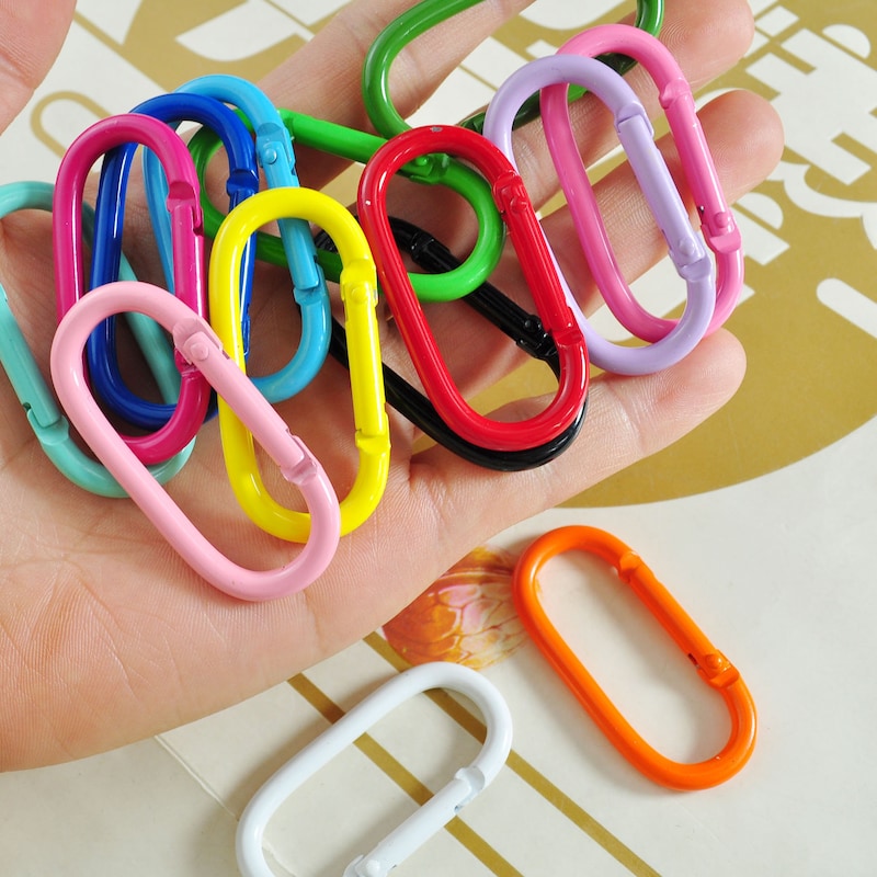 Yellow Small Carabiner Clip - Etsy