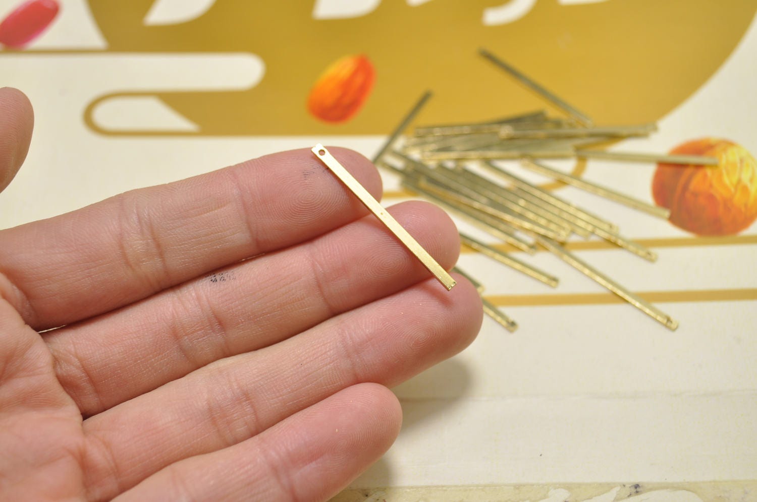 Tiny Brass Bar 25pcs Raw Brass Barssquare - Etsy