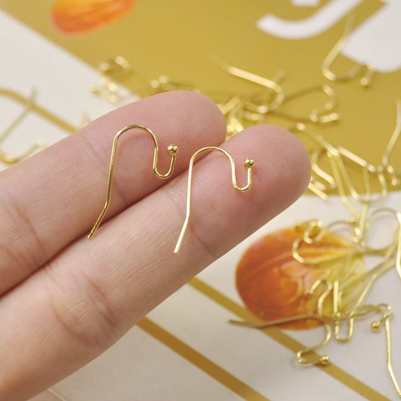 Flat Fishhook Earrings - Etsy UK