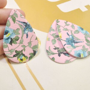 40pcs Leather Teardrop Shape,teardrop Earring Pendant,diy,leather Die ...