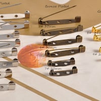 DIY Brooches Accessories-24/30/35/39/49mm,brooch Base,brooch Holder ...