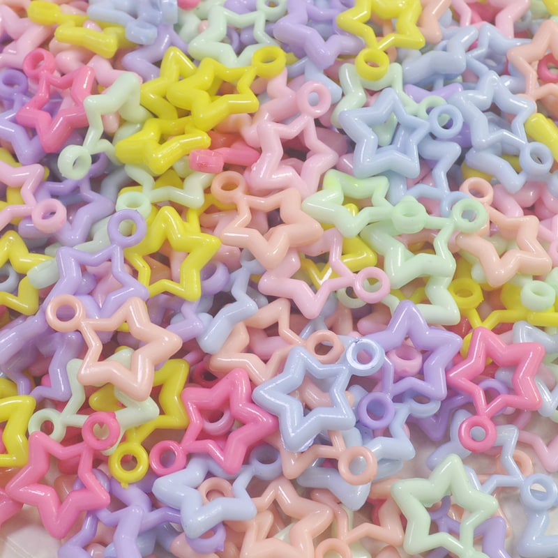 Plastic Star Charms - Etsy