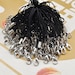 5/50pcs,black Cell Phone Straps，keychains Hook,charms Key Cord,black ...