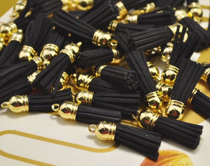 2pcs/4pcs/6pcs/10pcs Fan Tassels on Brass Findings/25 Color - Etsy