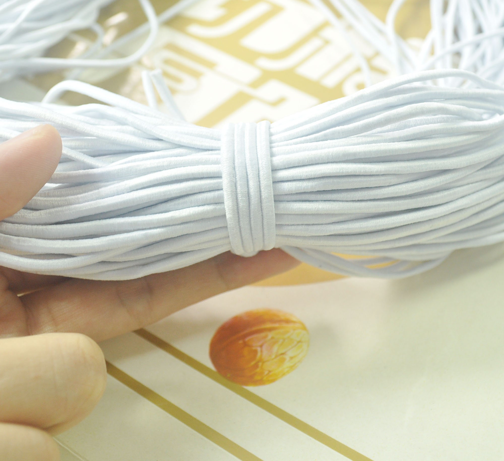 10yards 2.5mm Round Elastic Cord,stretch Cord,stretch Elastic String ...