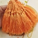 10pcs Light Orange Silk Tassels,3 Inch Silky Mini Tassels,hand Made ...