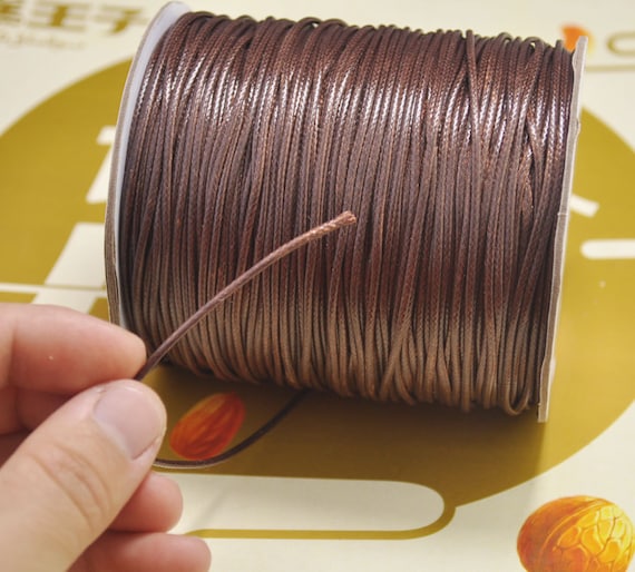 Wholesale 10yds 1.5mm Wax Cords String Ropeblack Coffee Waxed | Etsy