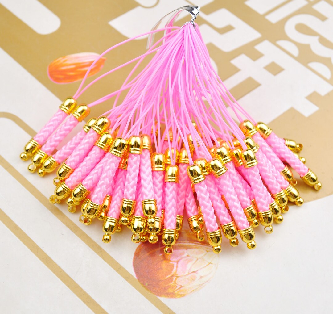 10/20/30/50/100pcs Pink Cell Phone Strap Lanyard Accessories,mobile ...