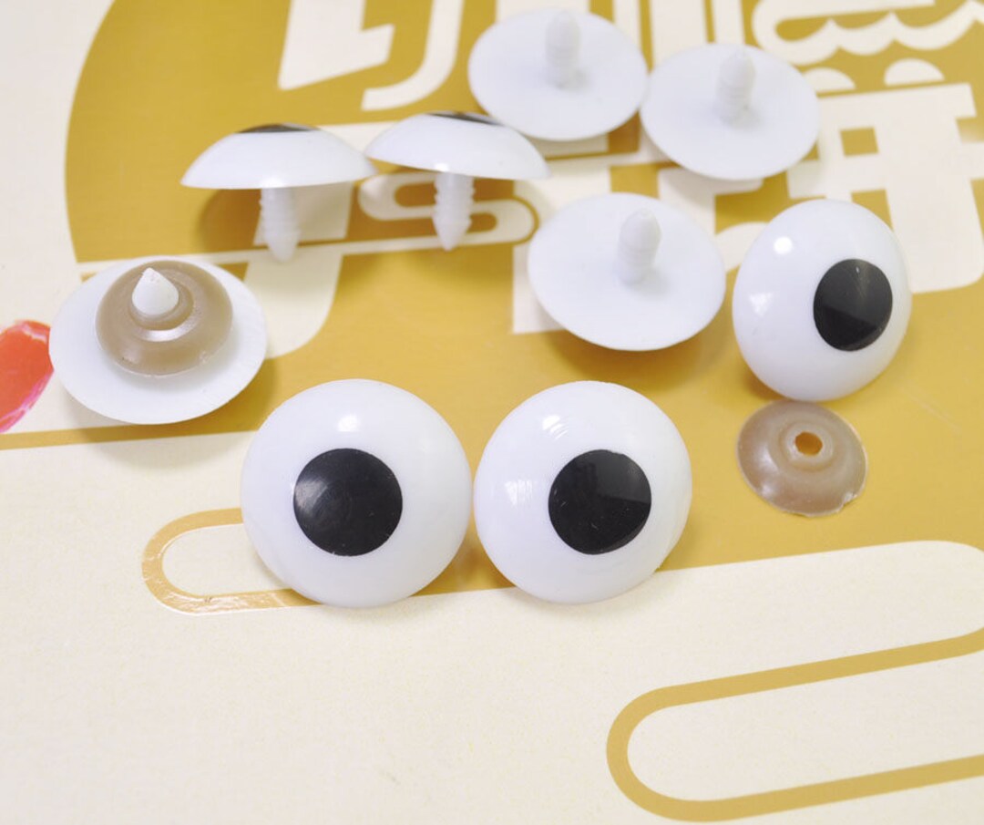 10pairs Toy Eyes Cartoon Eyes,round Safety Eyes,animal Eyes,craft Eyes ...