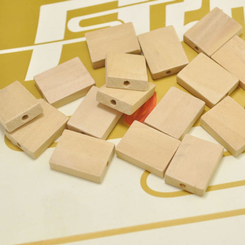 Square Wooden Beads - Etsy