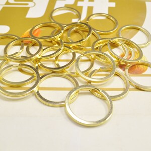 20pcs Split Key Rings,gold Plated Key Rings,key Ring Findings,keychain ...