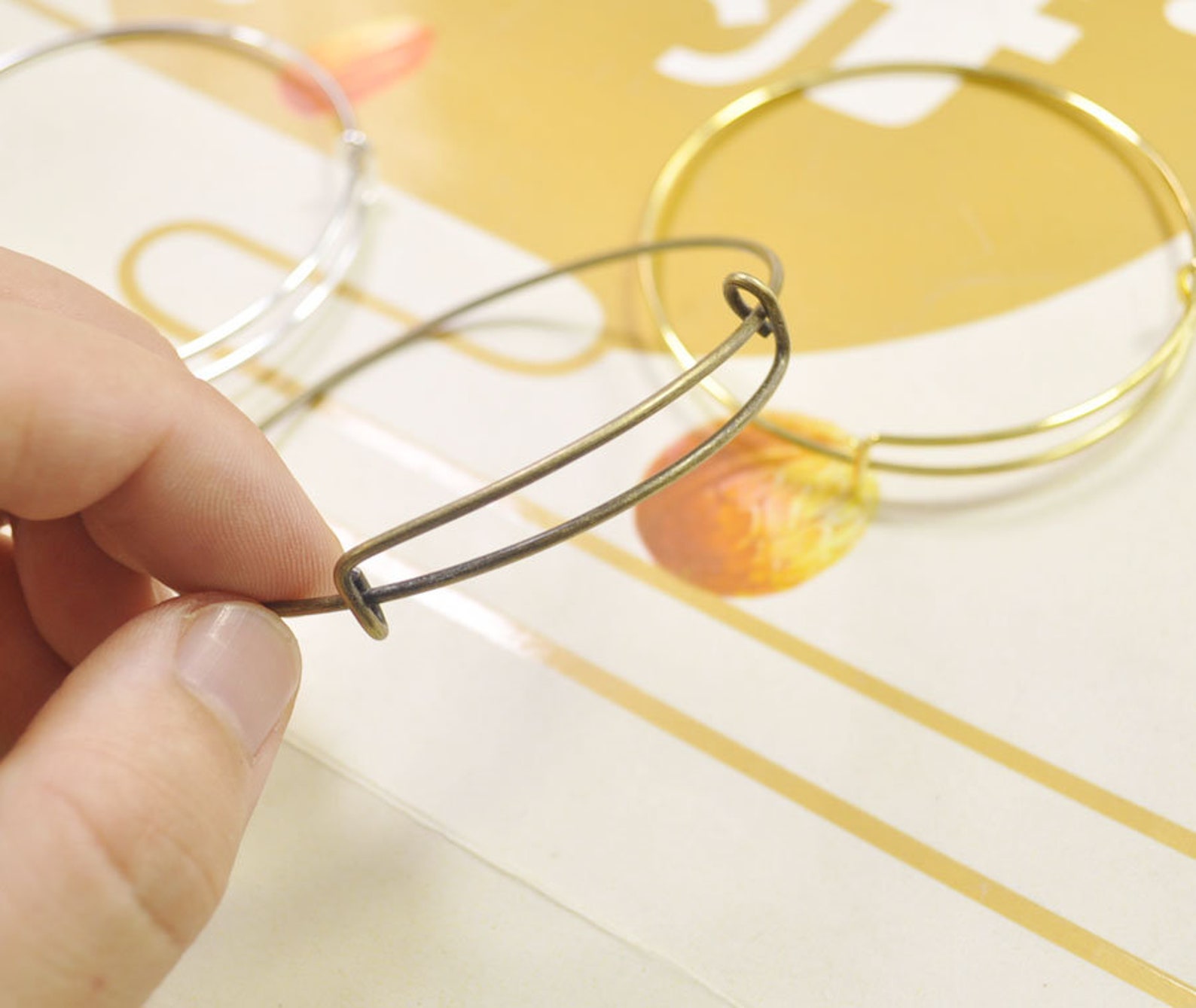 Bangle15pcs Adjustable Bangle Braceletssilver/bronze/gold - Etsy