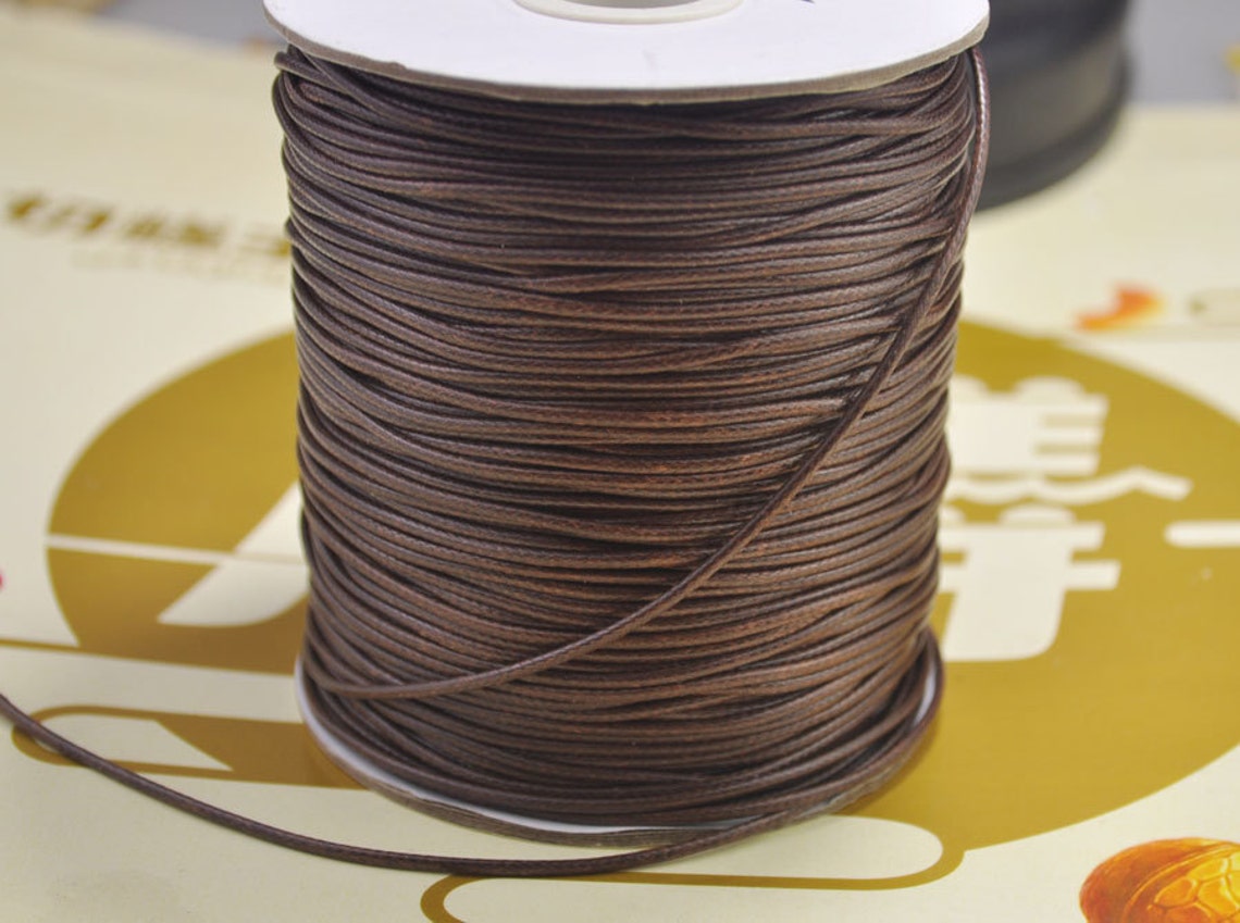 Wholesale 10yds 1.5mm Wax Cords String Ropeblack Coffee Waxed | Etsy