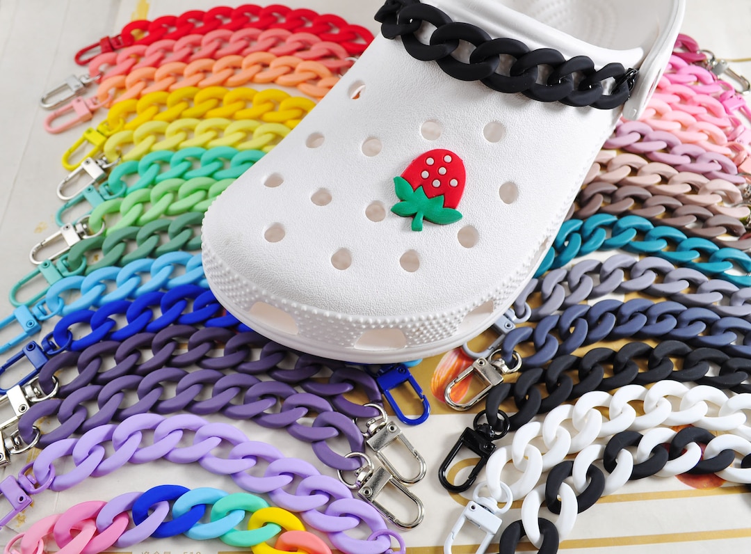 Chain Shoe Charms,27 Colors Shoe Charms,shoe Charm Matte Chain for Shoe ...
