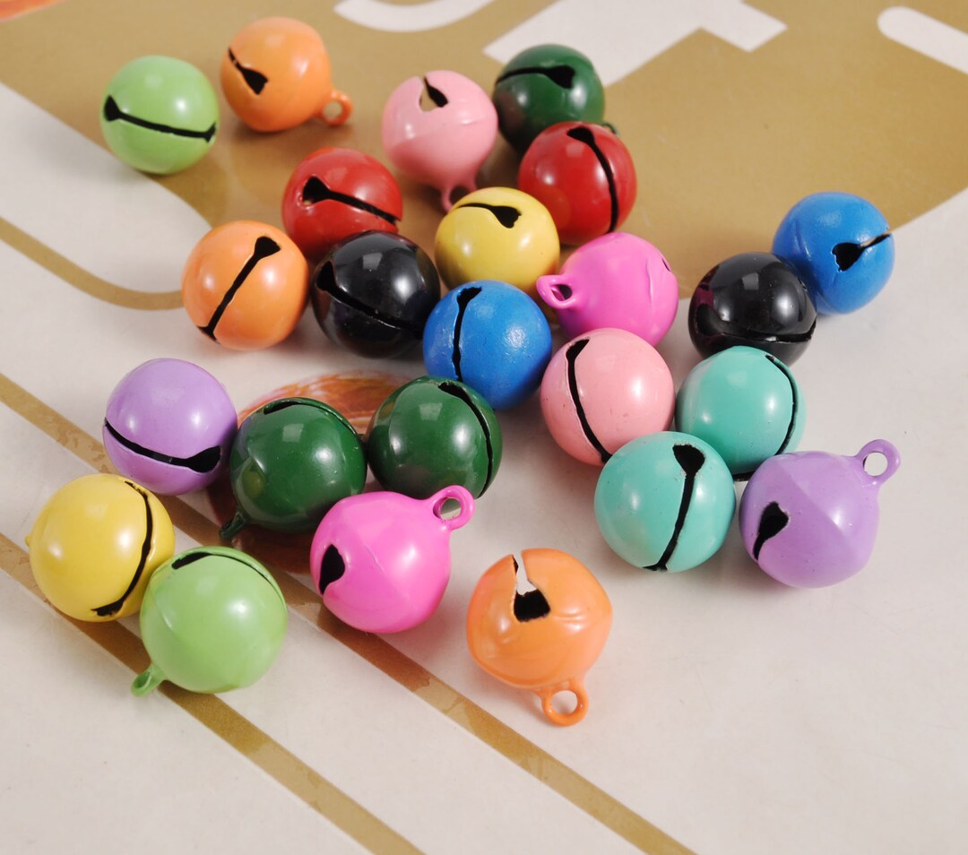 10-50pcs Colorful Cat Bells ,round Jingle Bell,cat Collar Bells,pet ...