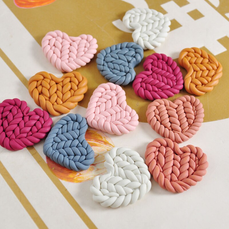 Polymer Clay Heart - Etsy
