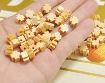 Small Wooden Cross Pendants,natural Wooden Cross Charms Pendant Beads ...
