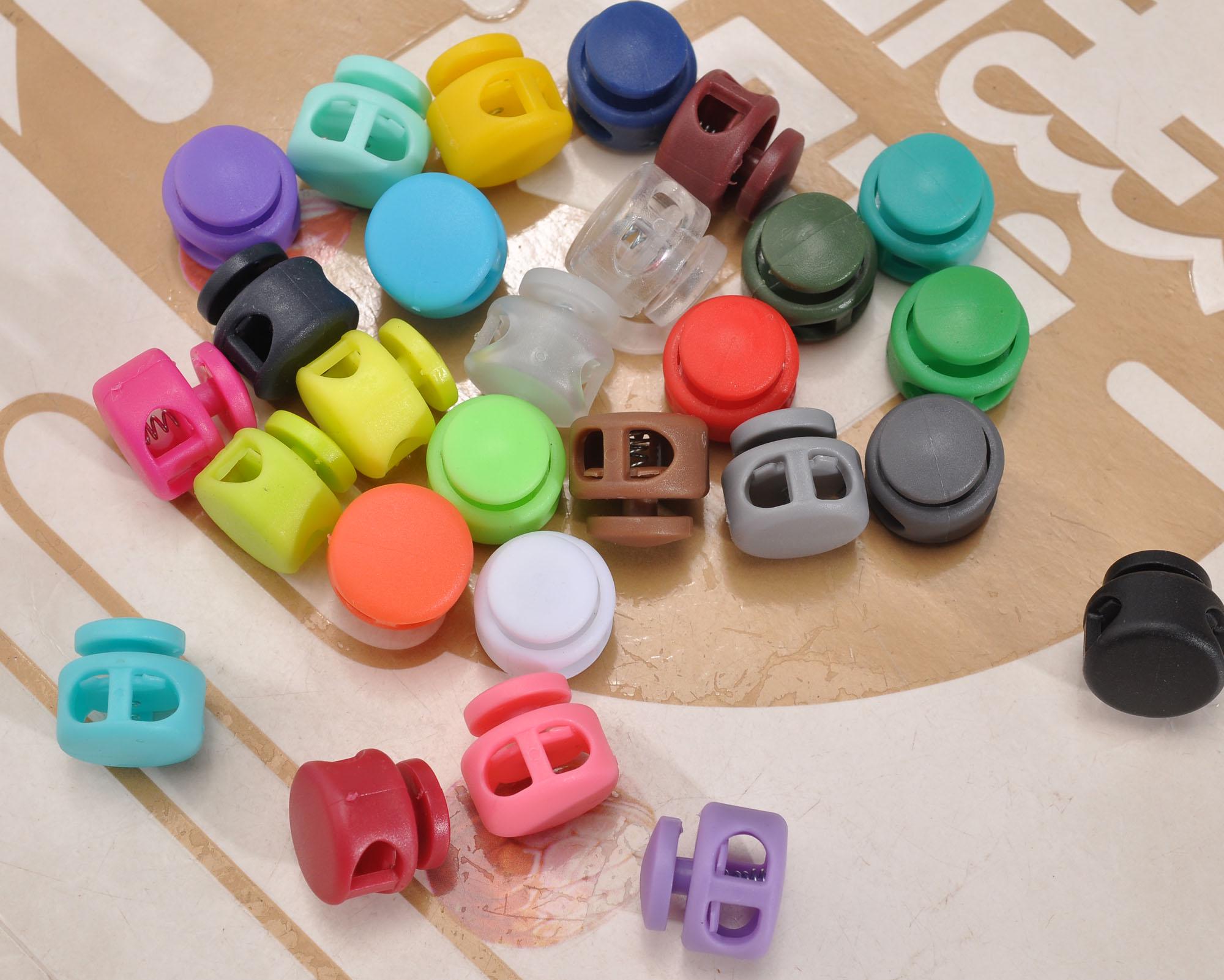 20pcs Toggle Cord Locks Button Cord，double Hole Toggle Cord Lock ...