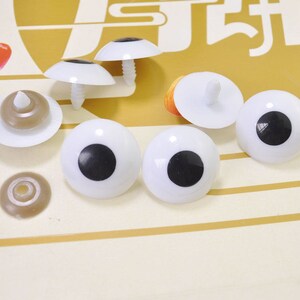 10pairs Toy Eyes Cartoon Eyes,round Safety Eyes,animal Eyes,craft Eyes ...