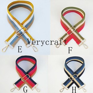 Colorful Crossbody Strap,51adjustable Purse Strap Crossbody Bag Strap ...