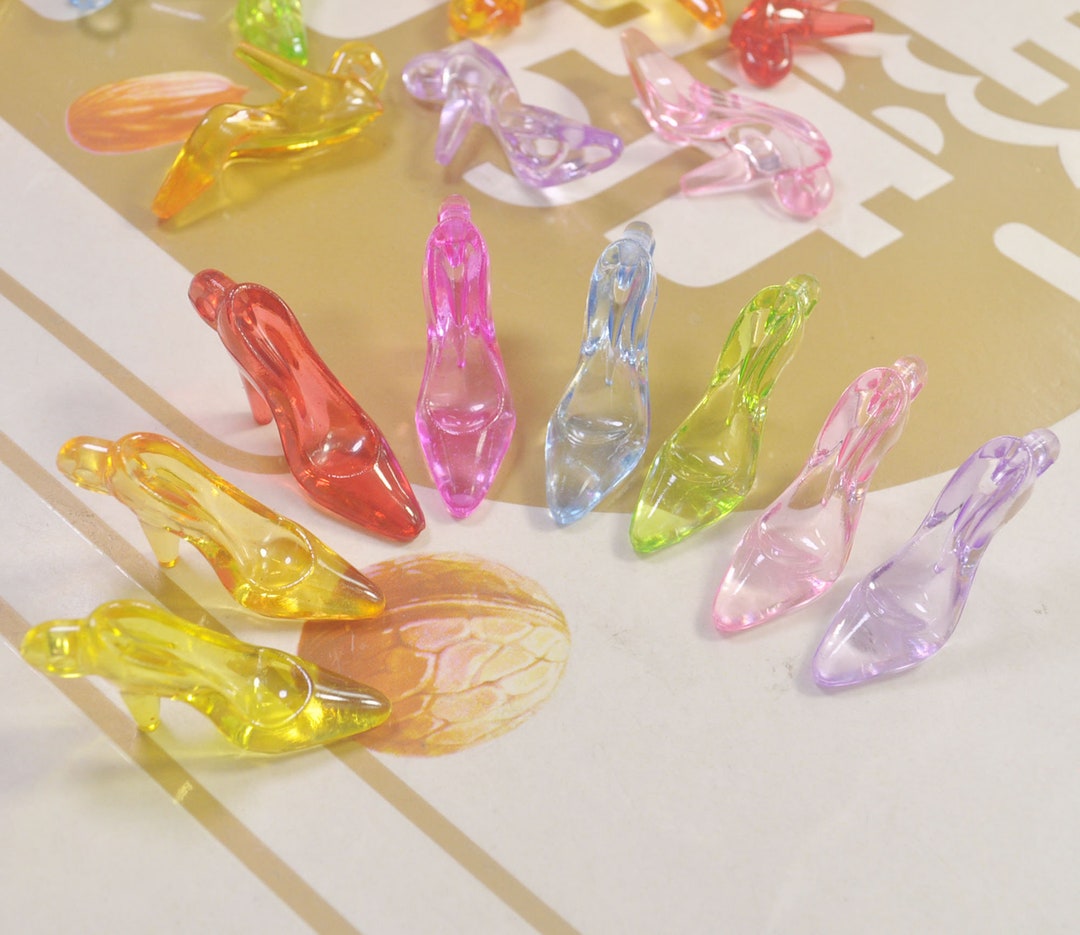 Acrylic High Heel Shoes Pendants Random Mixed Acrylic，high Heel Shoes ...