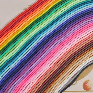 55 Colors Polymer Clay Beads,4mm Colorful Round Shaped Bead,african ...