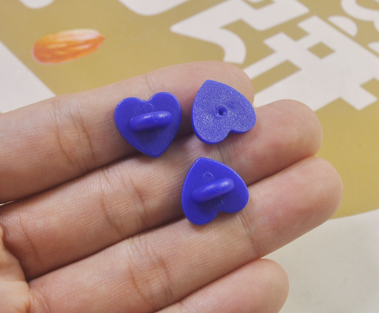 Pack of 1020 40 60 80 or 100pcscolorfull Heart Rubber - Etsy