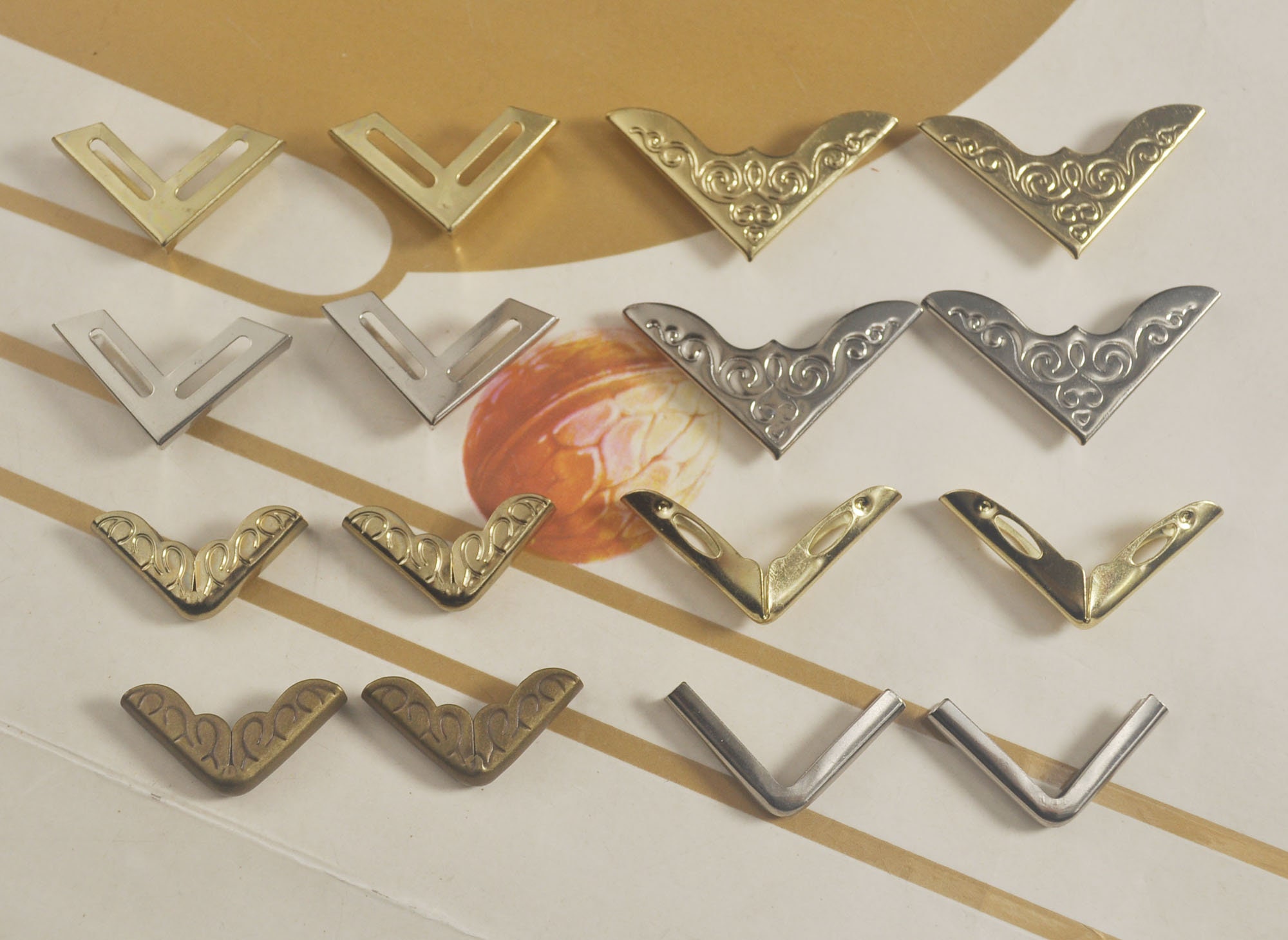 24 Style Triangle Collar Pin 8/10/20/30/40/50pcscollar Tips - Etsy