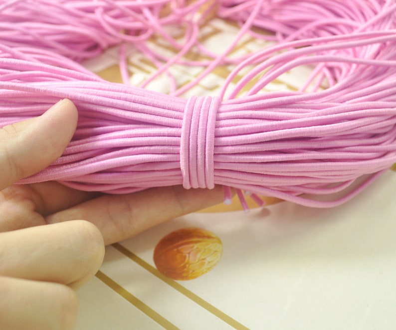 10yards 2.5mm Round Elastic Cord,stretch Cord,stretch Elastic String ...