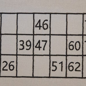 Danish Bingo Plate Machine Embroidery / Dansk Bingoplade - Etsy Denmark