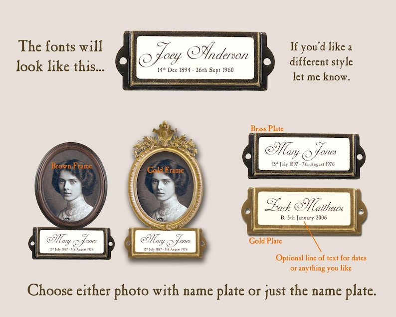 Family Tree Print With Photos, Traditional Family Portrait, Photos and ...