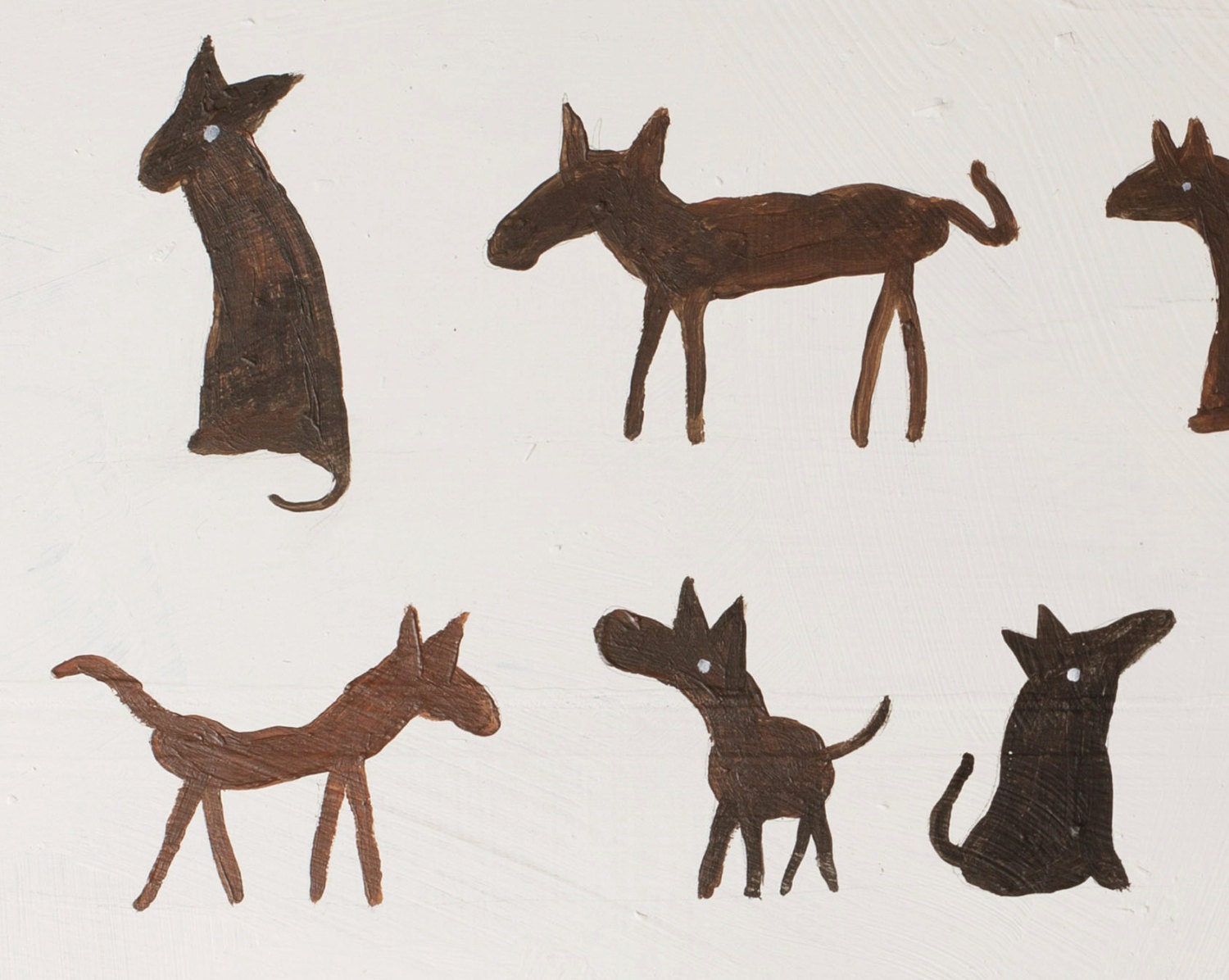 The Dogs of L S Lowry Print, Matchstick Men, Lowry, Dog Print, Dog Wall ...