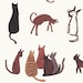 The Cats of L S Lowry | Print | Wall Art | Cat Print | in the Style of ...