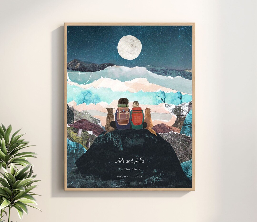 Personalised Couples Print, Wedding Gift, Couples Custom Print ...