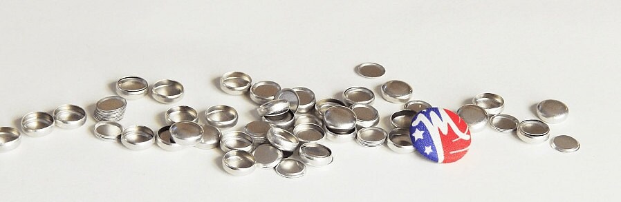 Cover Buttons 7 Sizes 100 Pack US Made - Etsy