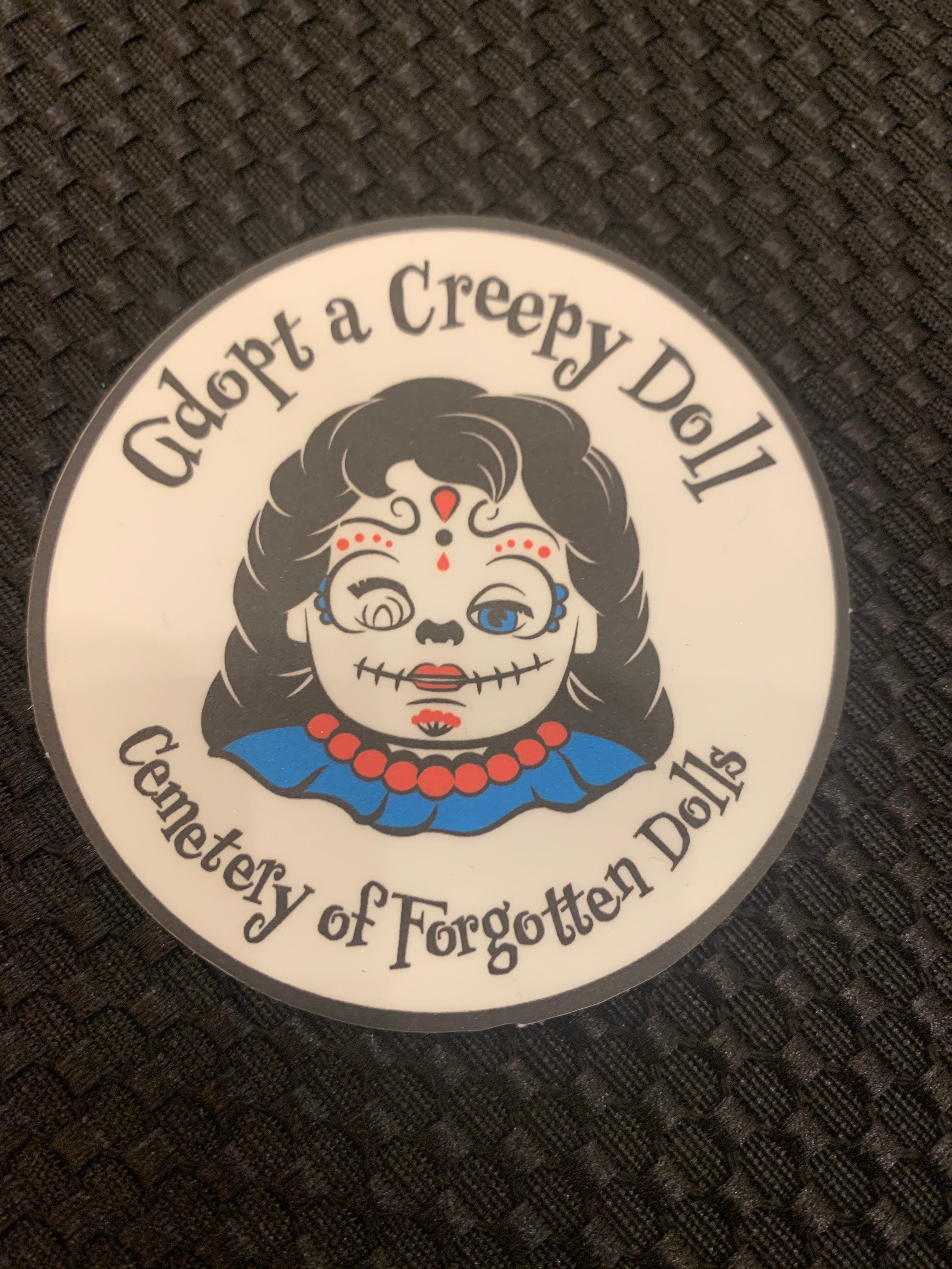 Creepy Sticker - Etsy