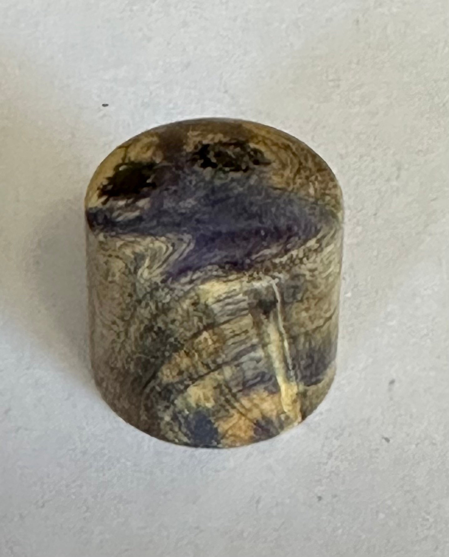 Purple Dyed Burl Wood Guitar Knob - Etsy
