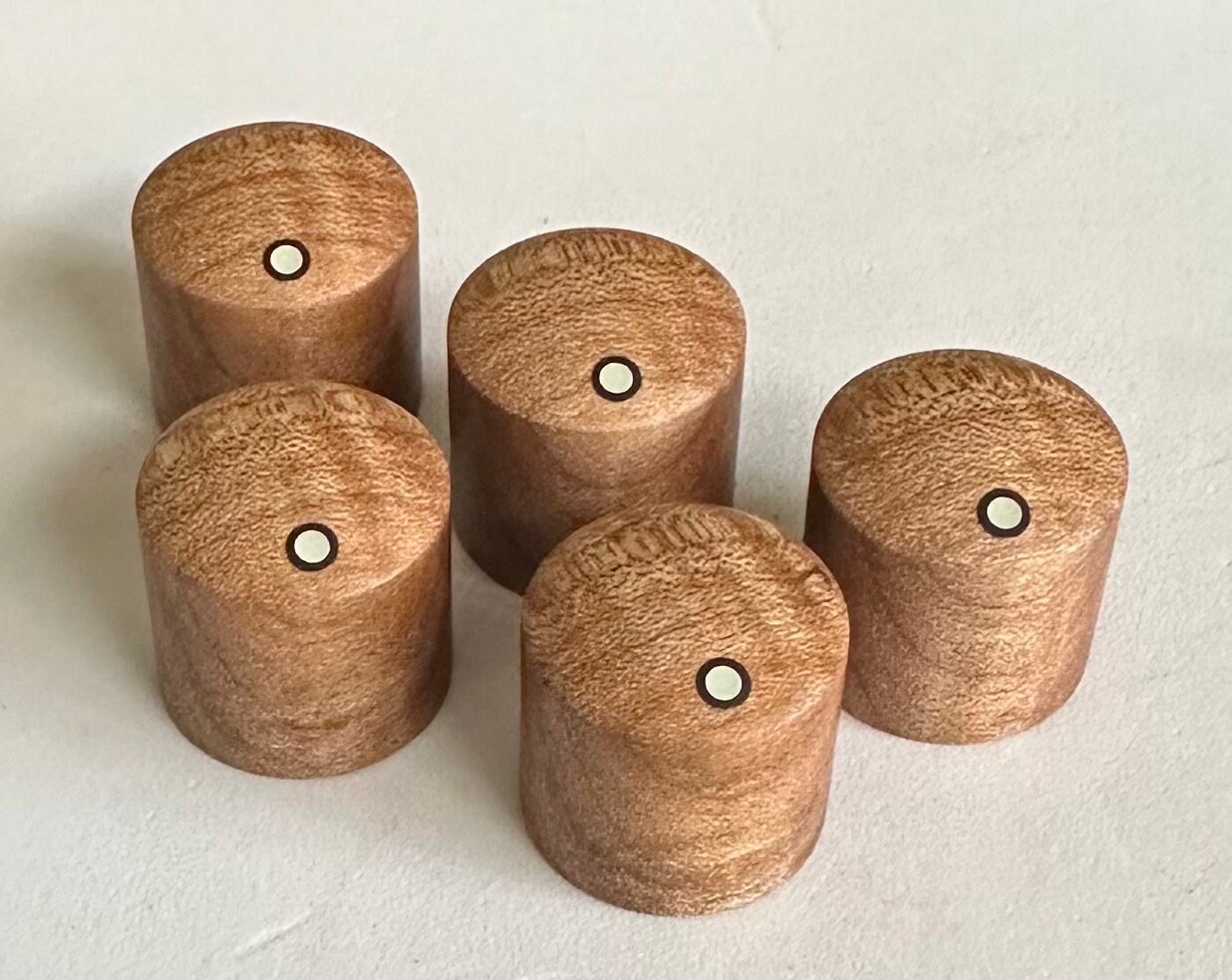 Flame Spalty Maple Guitar Knobs light Spalt - Etsy