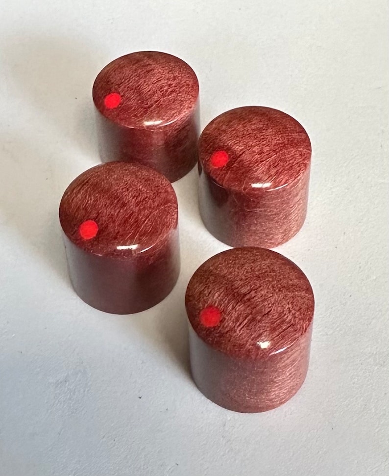 Dyed/stabilized Flame Maple Guitar Knobs - Etsy