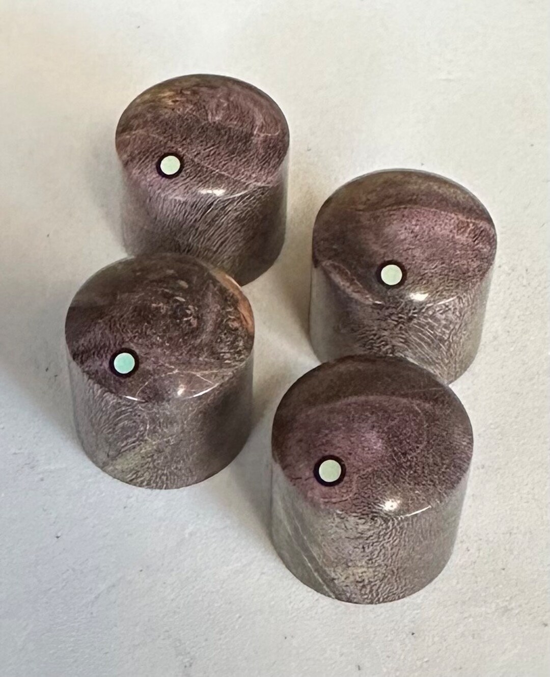 Dyed/stabilized Maple Burl Guitar Knobs: PRICE/KNOB - Etsy