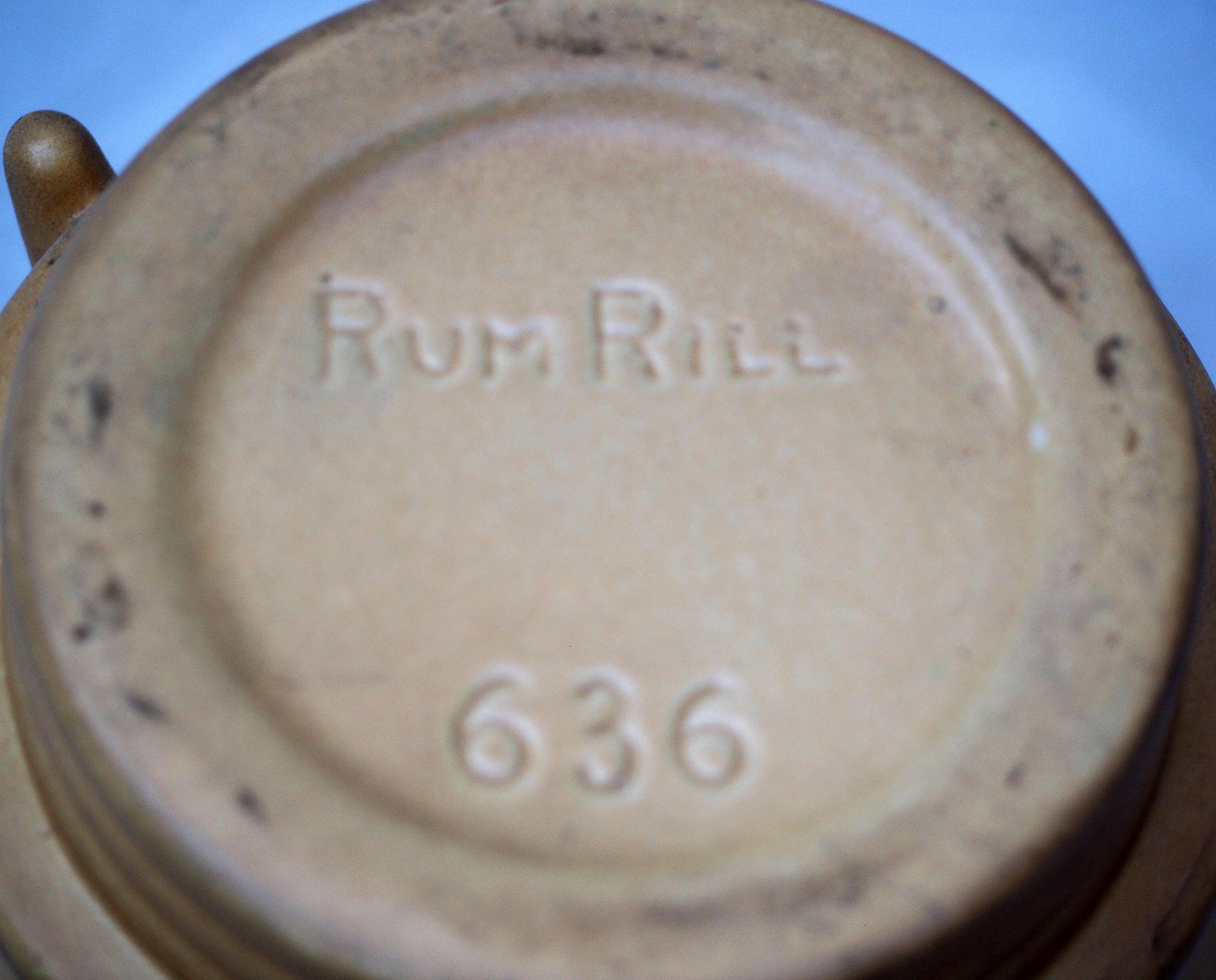 Rumrill Vase Art Deco Red Wing Pottery RUMRILL Handled Vase 636 Yellow ...