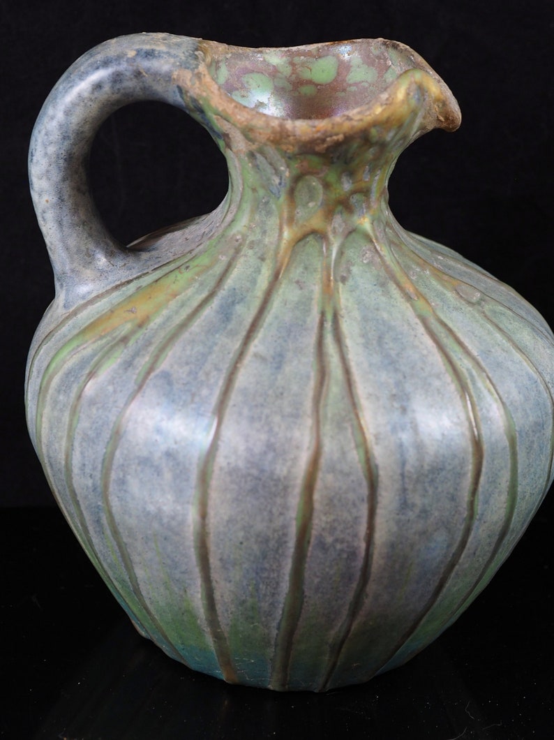Vintage Art Nouveau Amphora Pottery Vessel: Paul Dachsel, Turn-teplitz ...