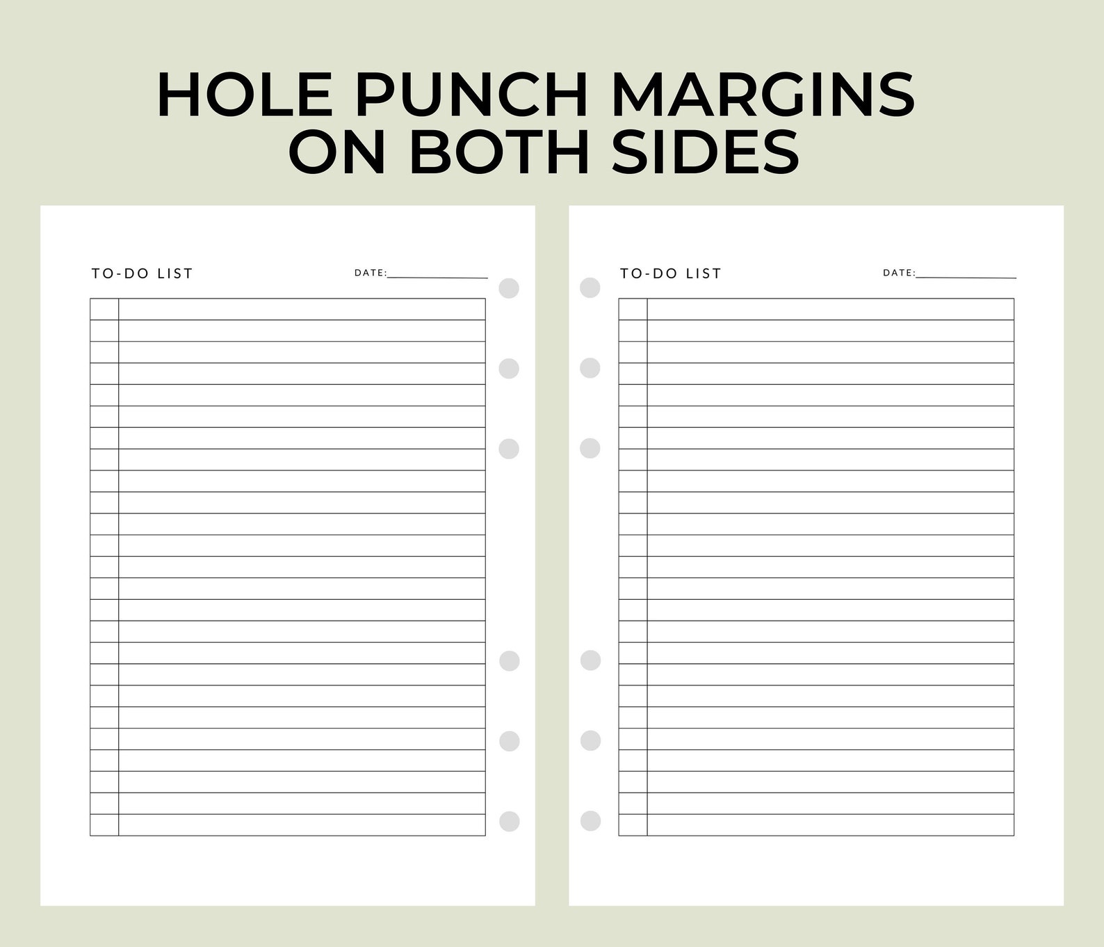 To Do List Printable Simple to Do List 4 Versions Included - Etsy