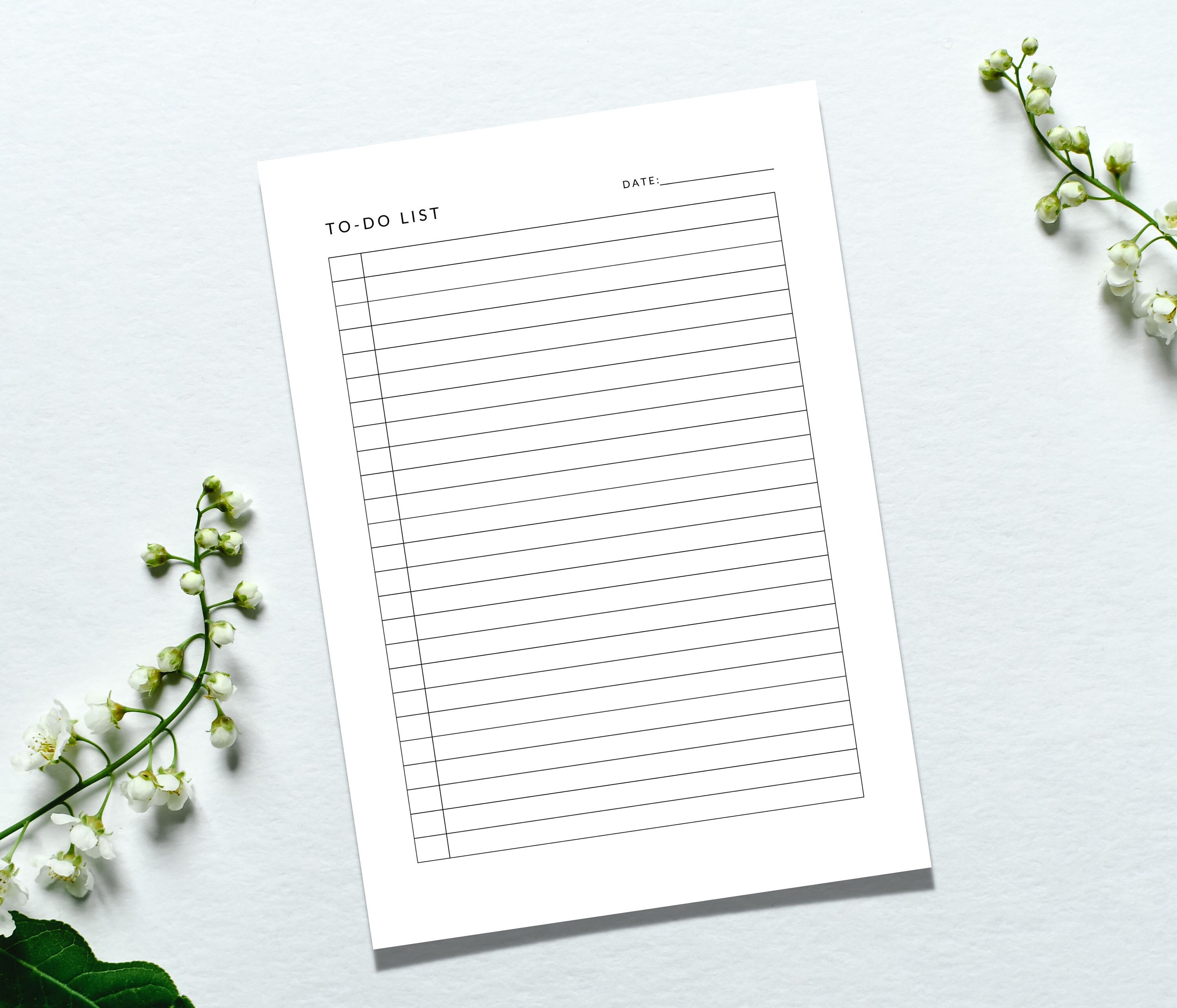 To Do List Printable Simple to Do List 4 Versions Included - Etsy