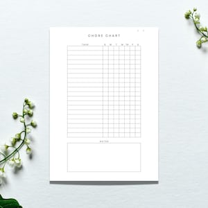 ADHD Cleaning Schedule, Adult Chore Chart, A4/a5/letter/half Printable PDF - Etsy