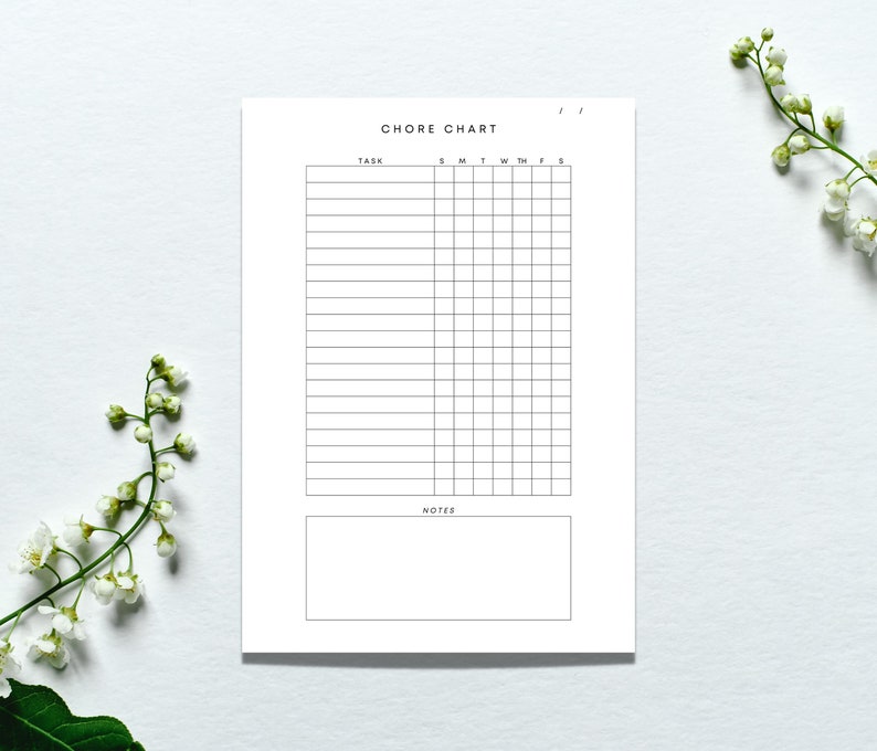 ADHD Cleaning Schedule, Adult Chore Chart, A4/a5/letter/half Printable PDF - Etsy